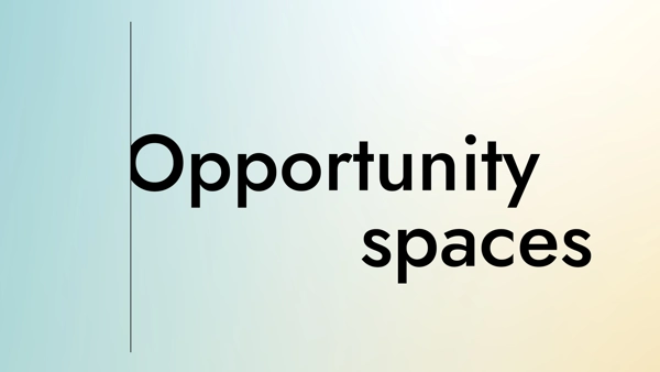 Opportunity spaces